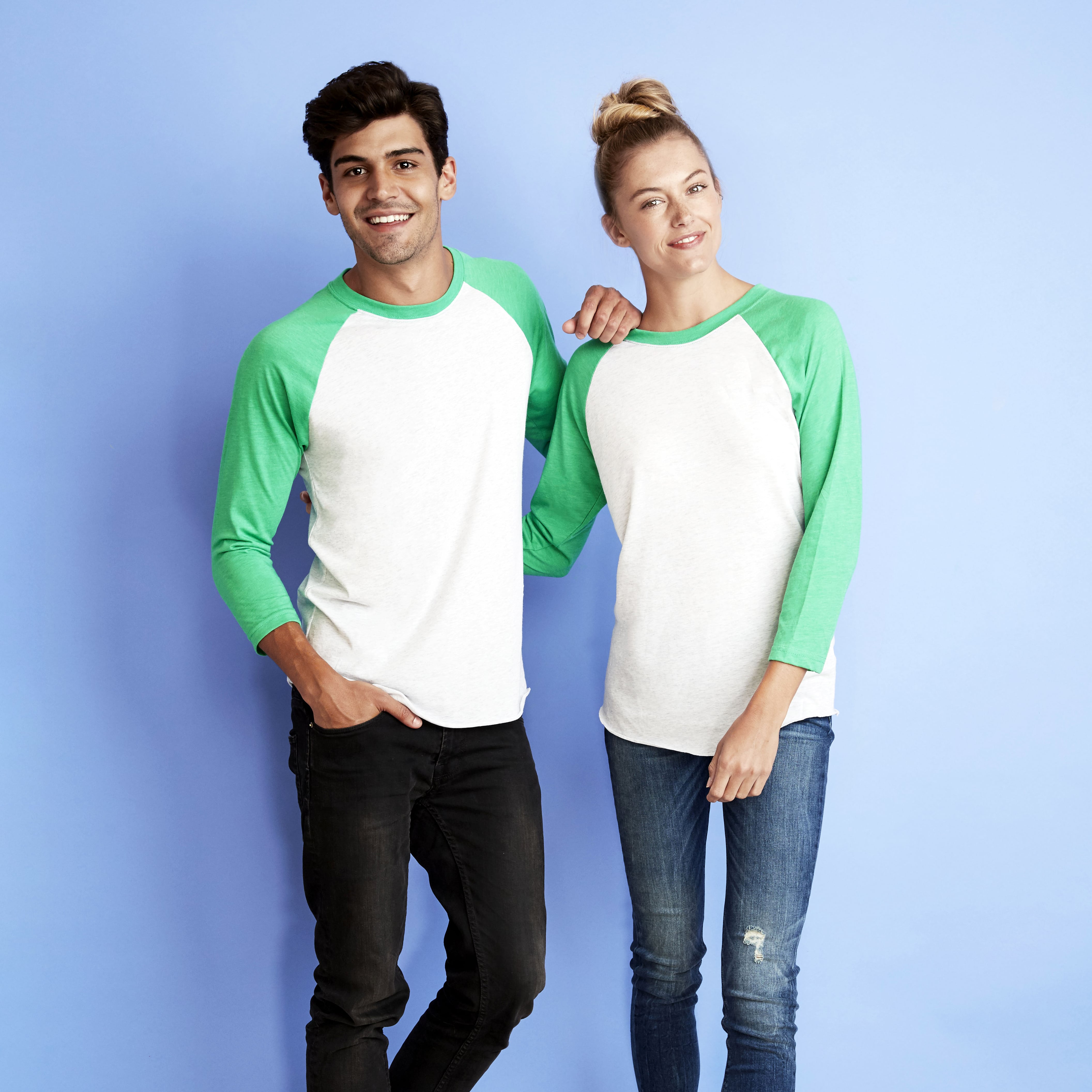 Next Level 6051 Tri-Blend 3/4 Raglan Shirt