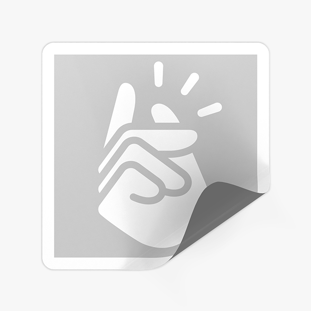 Classic, Fully Customizable Square Stickers