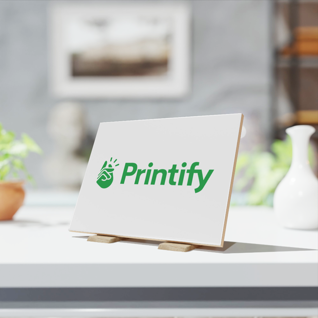 Custom Photo Tile | Glossy or Matte Finish, Full-Color Print