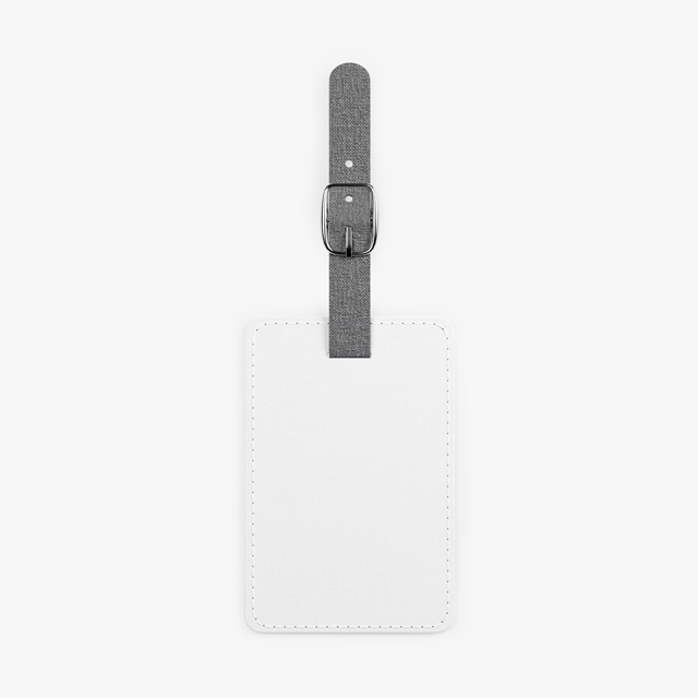 Personalized Luggage Tag | Rectangle Shape, 3"x4.5" with 7" Strap