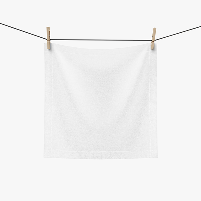 Custom Face Towel | Personalized, Cotton-Poly Blend, Extra Soft