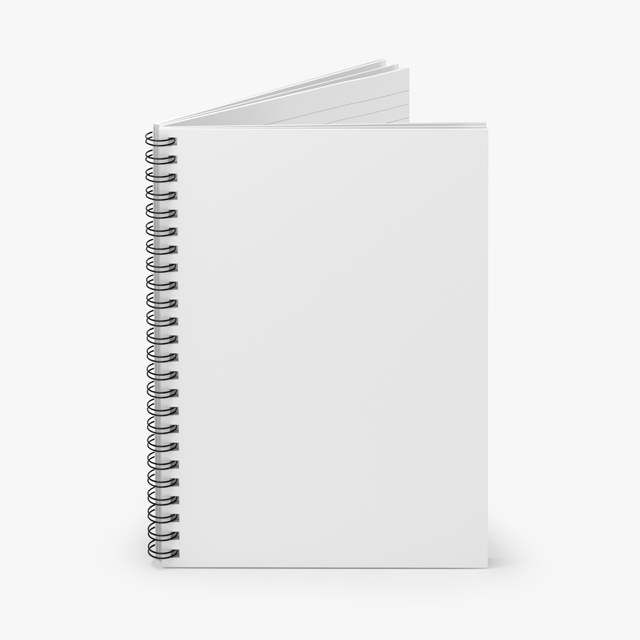 Custom Cover Spiral Notebook | Ruled Lined
