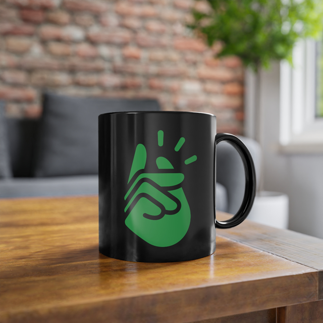 Black Coffee Cup | Custom-Printed — Printify
