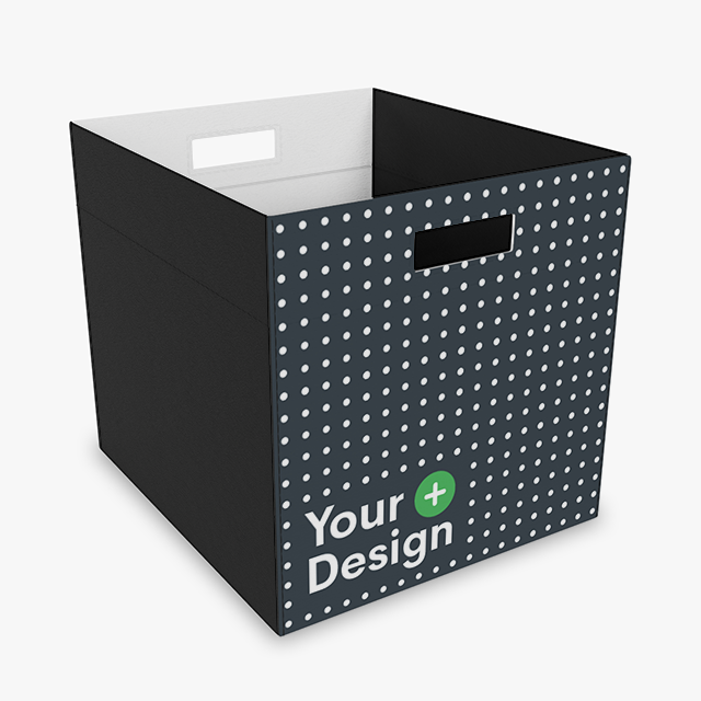 Felt Box | Foldable Organizing Box, Custom-Printed