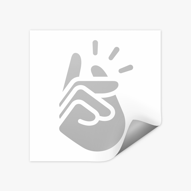 Transparent Sticker Maker | Square, Outdoor Use, 5x Sizes