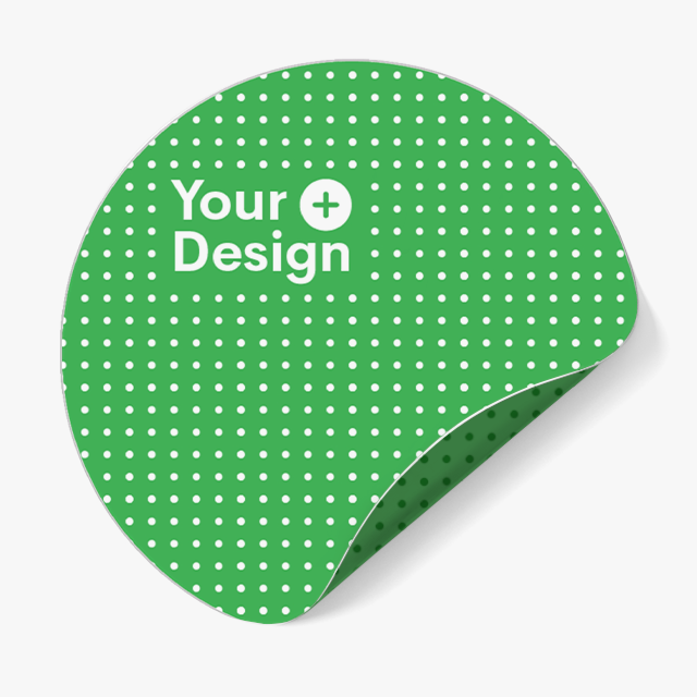 Transparent Sticker Maker | Round, Outdoor Use, 5x Sizes