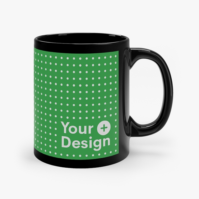 Custom Black Mugs, 11oz | Print On Demand