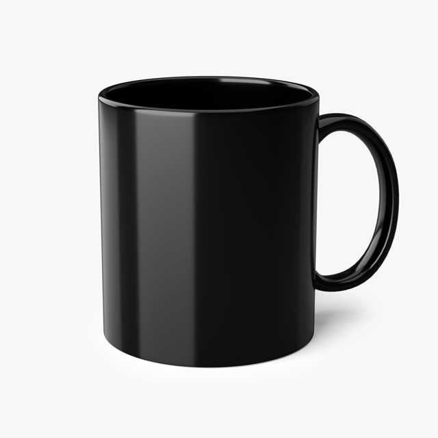 Black Coffee Cup | Custom-Printed — Printify