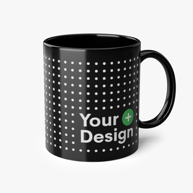 Black Coffee Cup | Custom-Printed — Printify