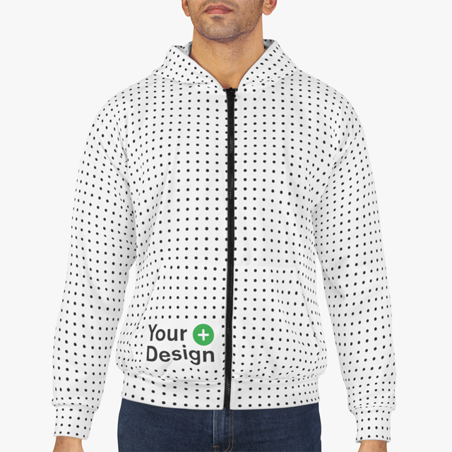 All Over Print Unisex Zip Hoodie