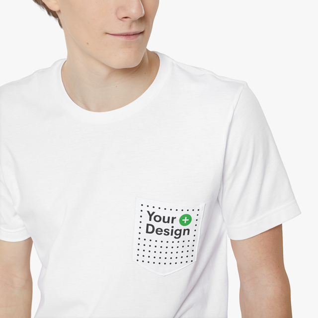 Custom Pocket T-Shirt | Printify