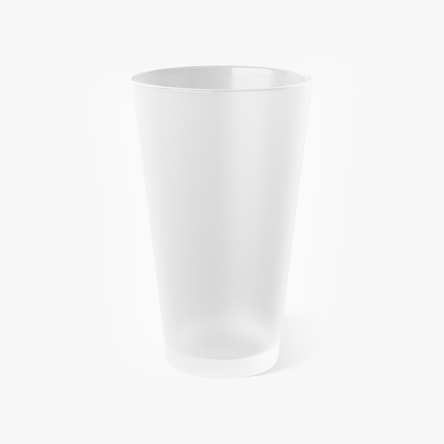 Frosted Pint Glass | Print On Demand - Printify