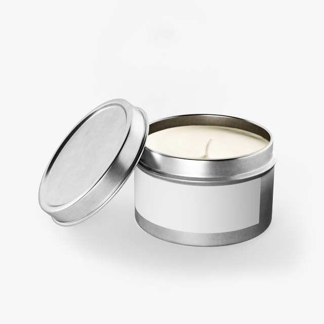 Custom Tin Candles, 4oz/8oz | Printify