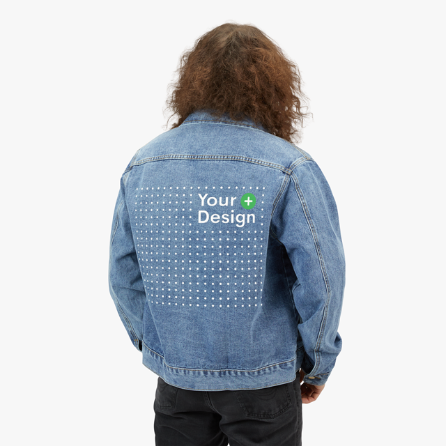 Personalized Denim Jacket for Men | Print On Demand