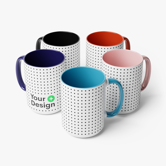 Sell Personalized Accent Mugs with Print On Demand