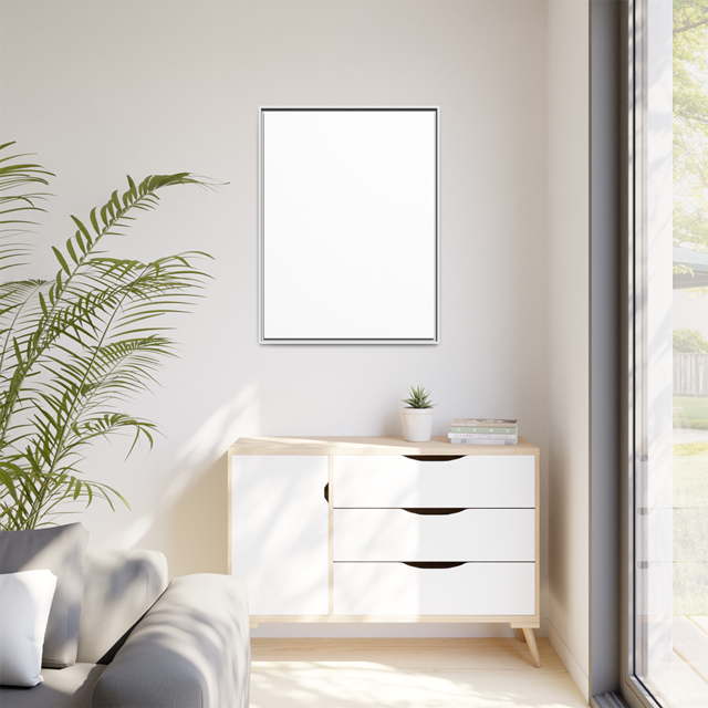 Matte Canvas, Framed, Multi-Color | Custom Printing - Printify