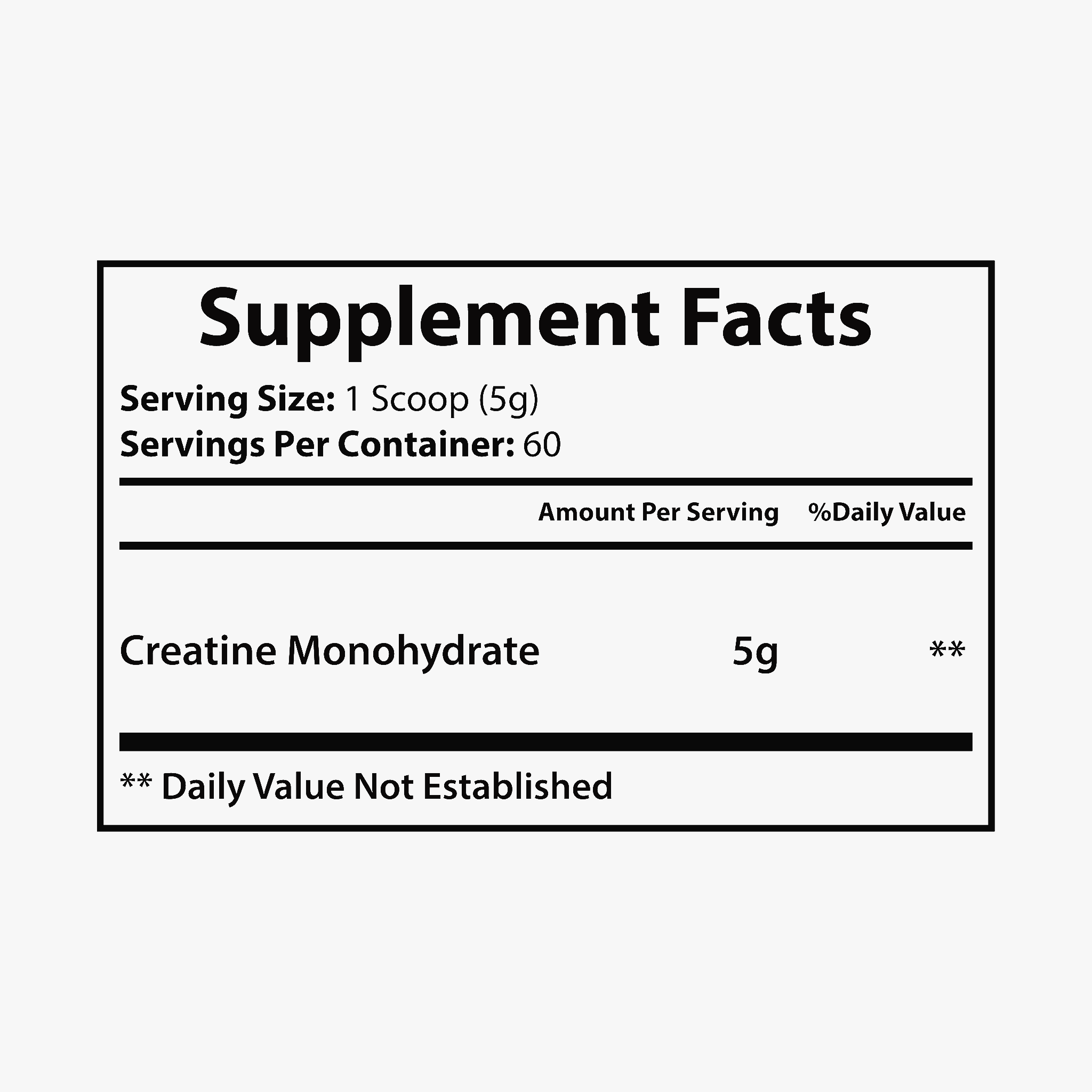 White Label Creatine Powder Supplement | Print On Demand