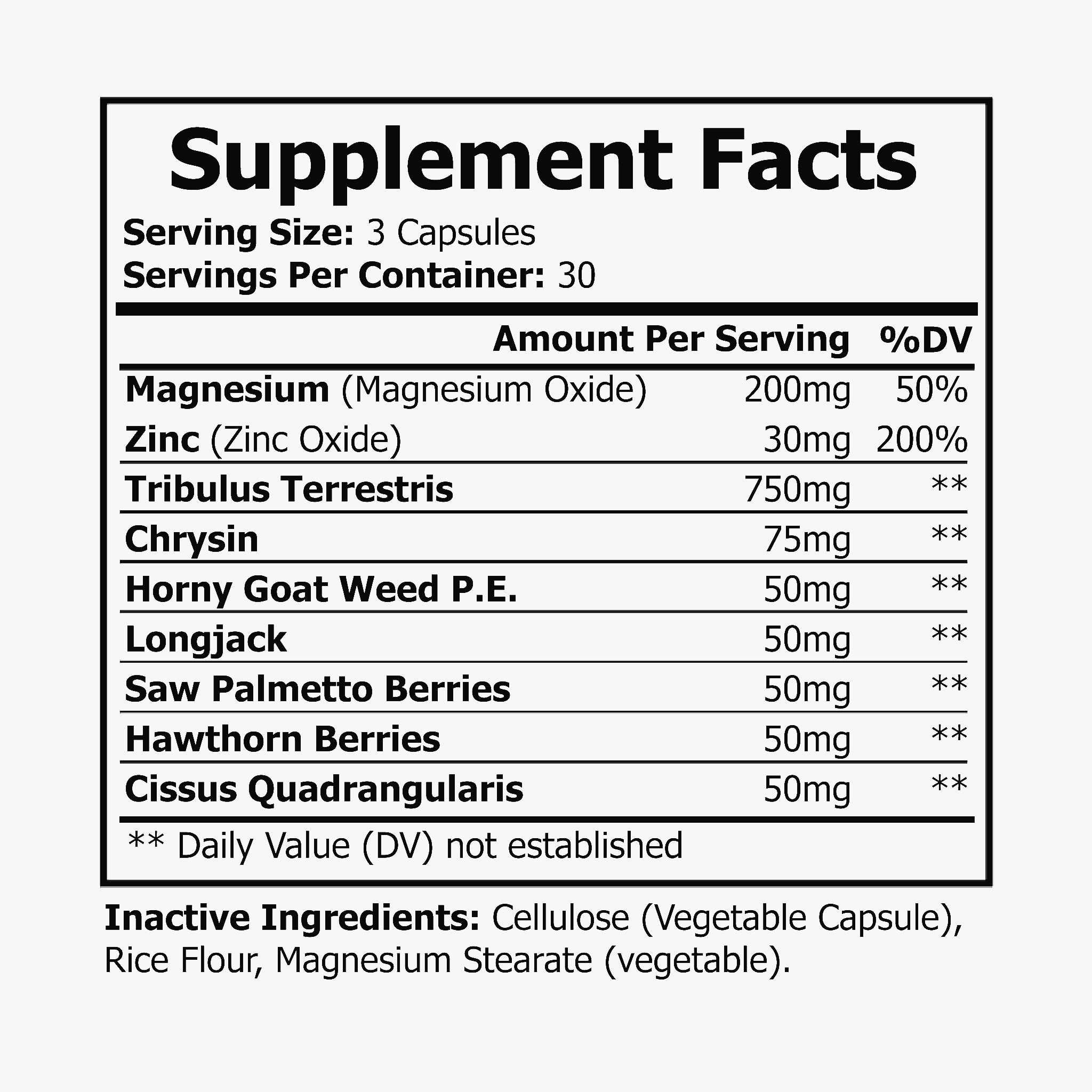 White Label Magnesium Zinc Supplement | Print On Demand
