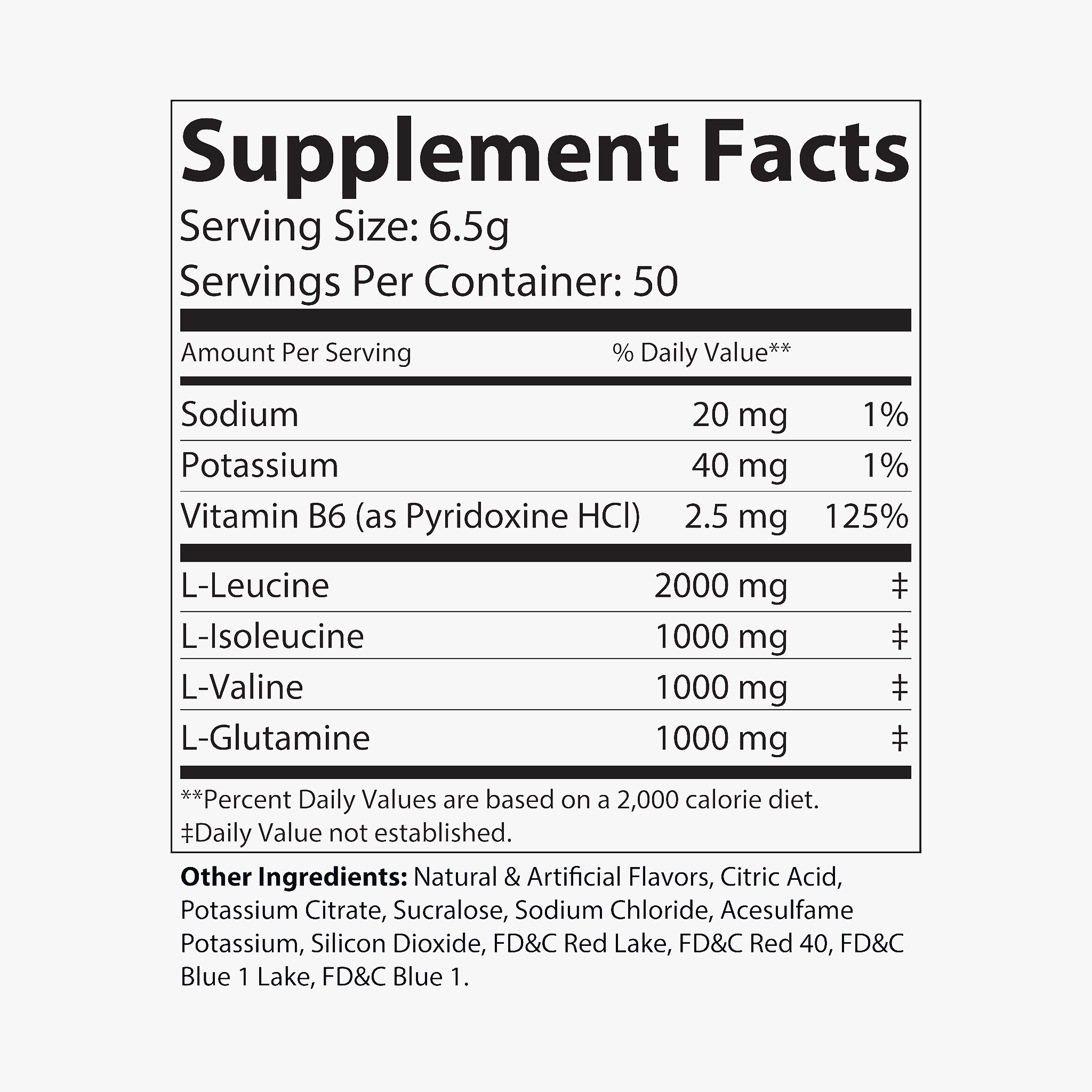BCAA Supplement, Grape | White Label, Print On Demand