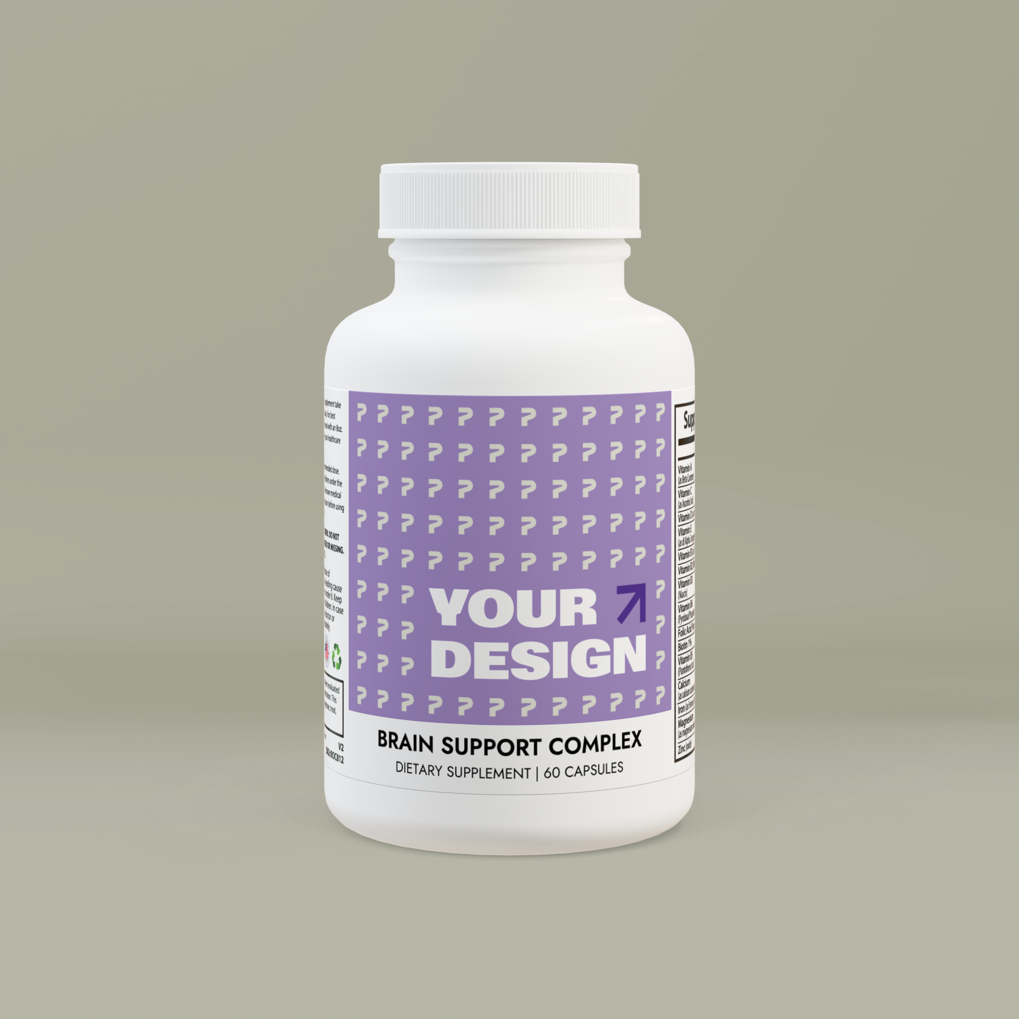 Multivitamin Brain Supplement | White Label, POD