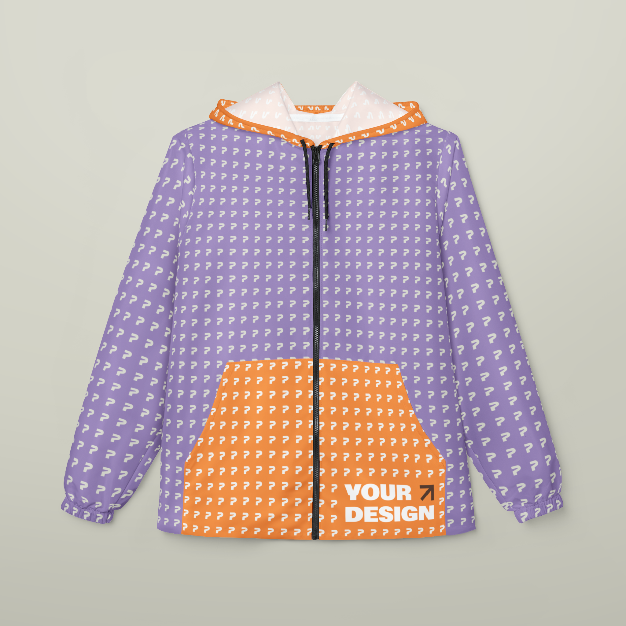 Personalized Windbreaker for Print on Demand