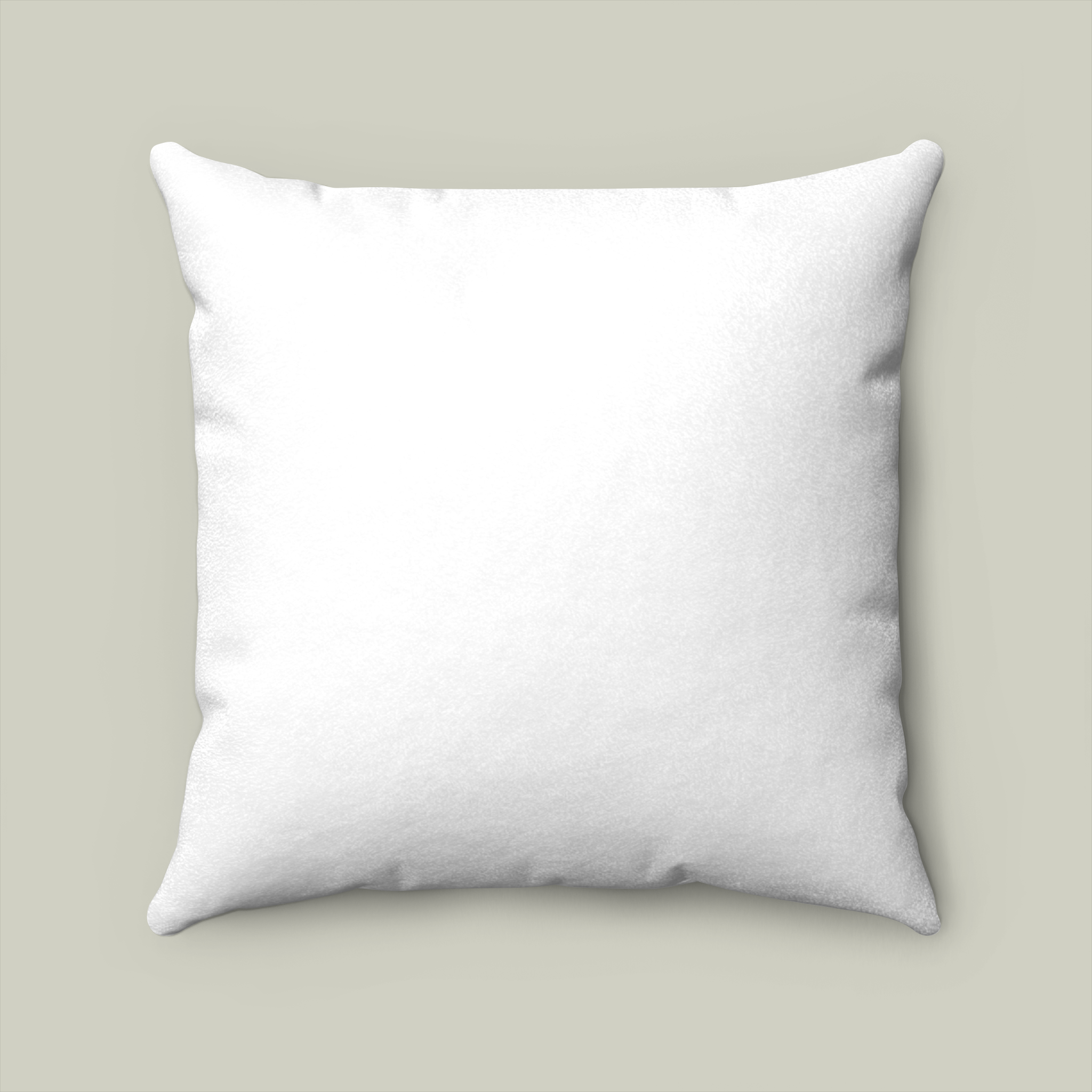 Customizable Faux Suede Square Pillow