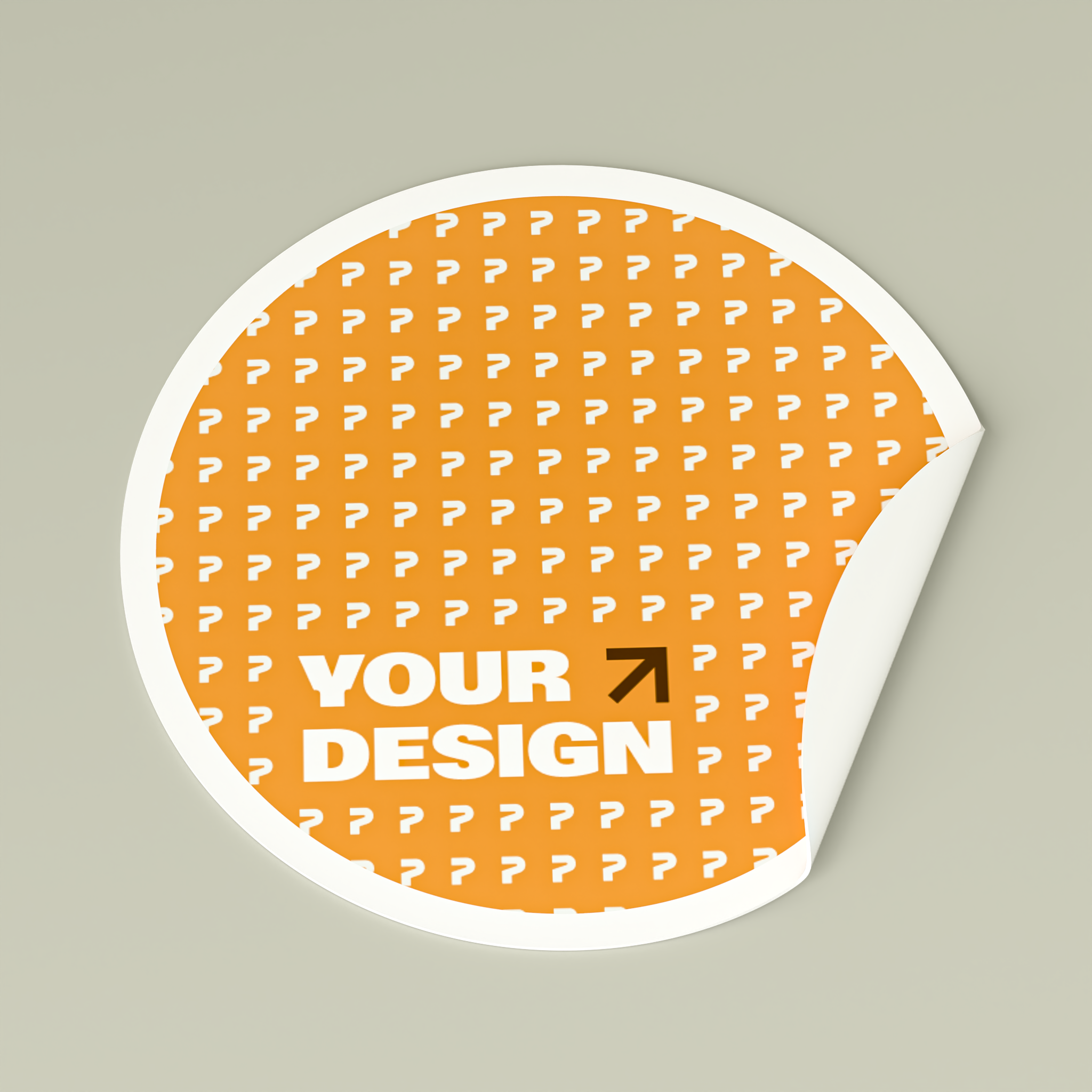 Blank Stickers to Print | Vinyl, Round Shape, Laminated