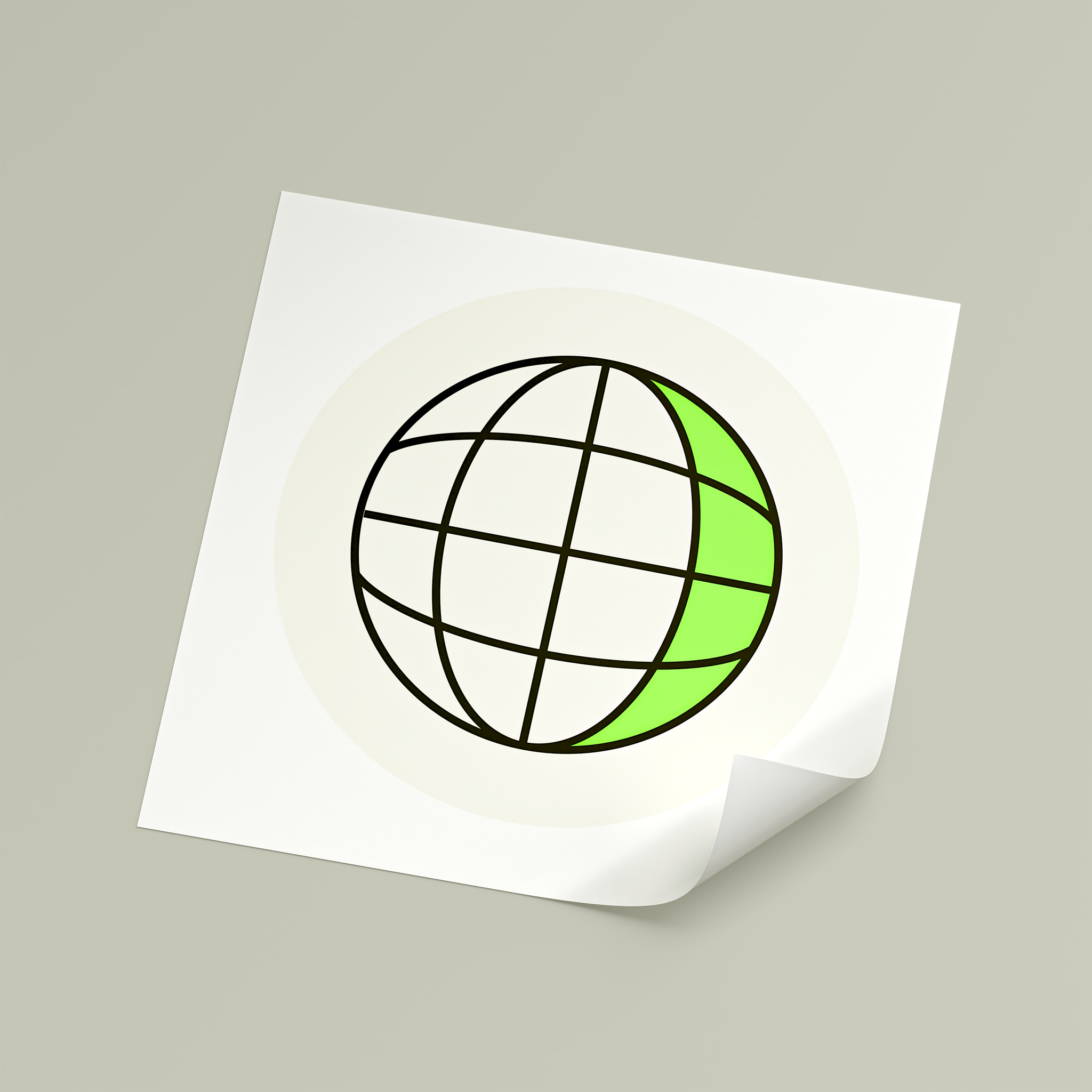 Blank White Stickers | Vinyl, Square Shape, Laminated