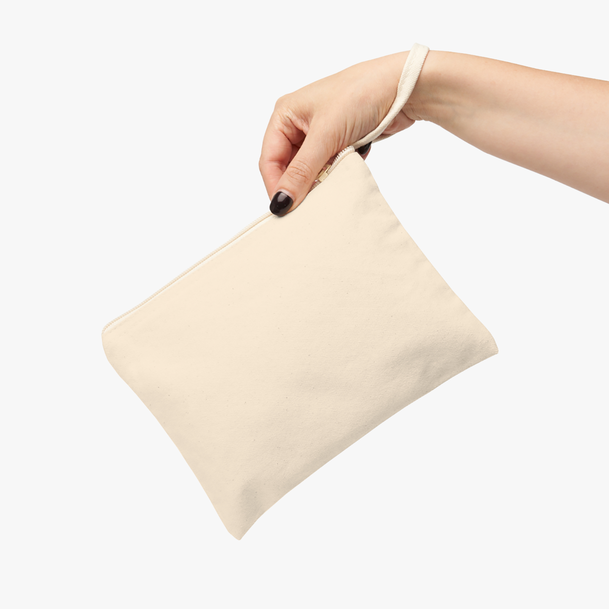 Personalized Cotton Zipper Pouch | Printify