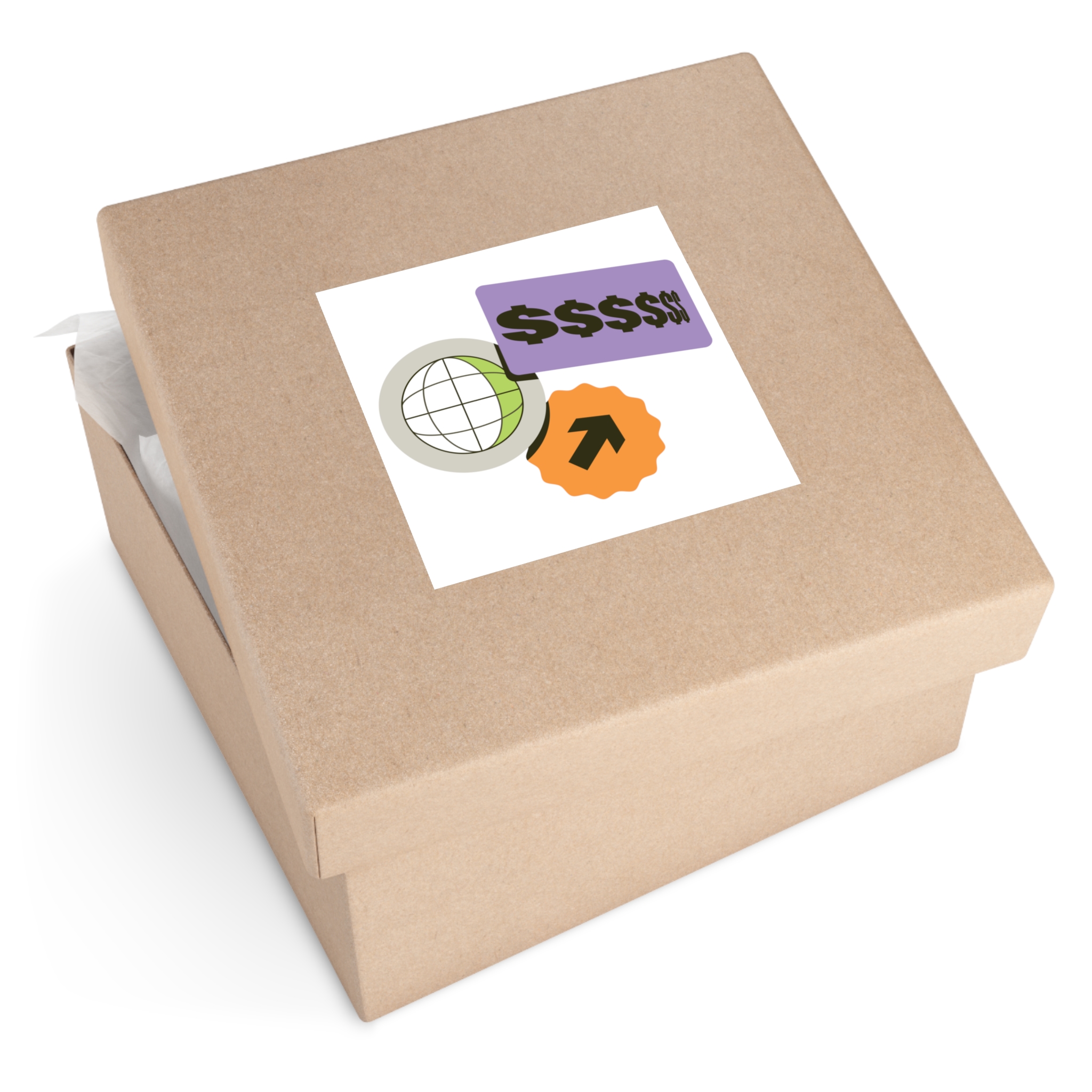 Custom Square Stickers | Premium Square Vinyl Stickers