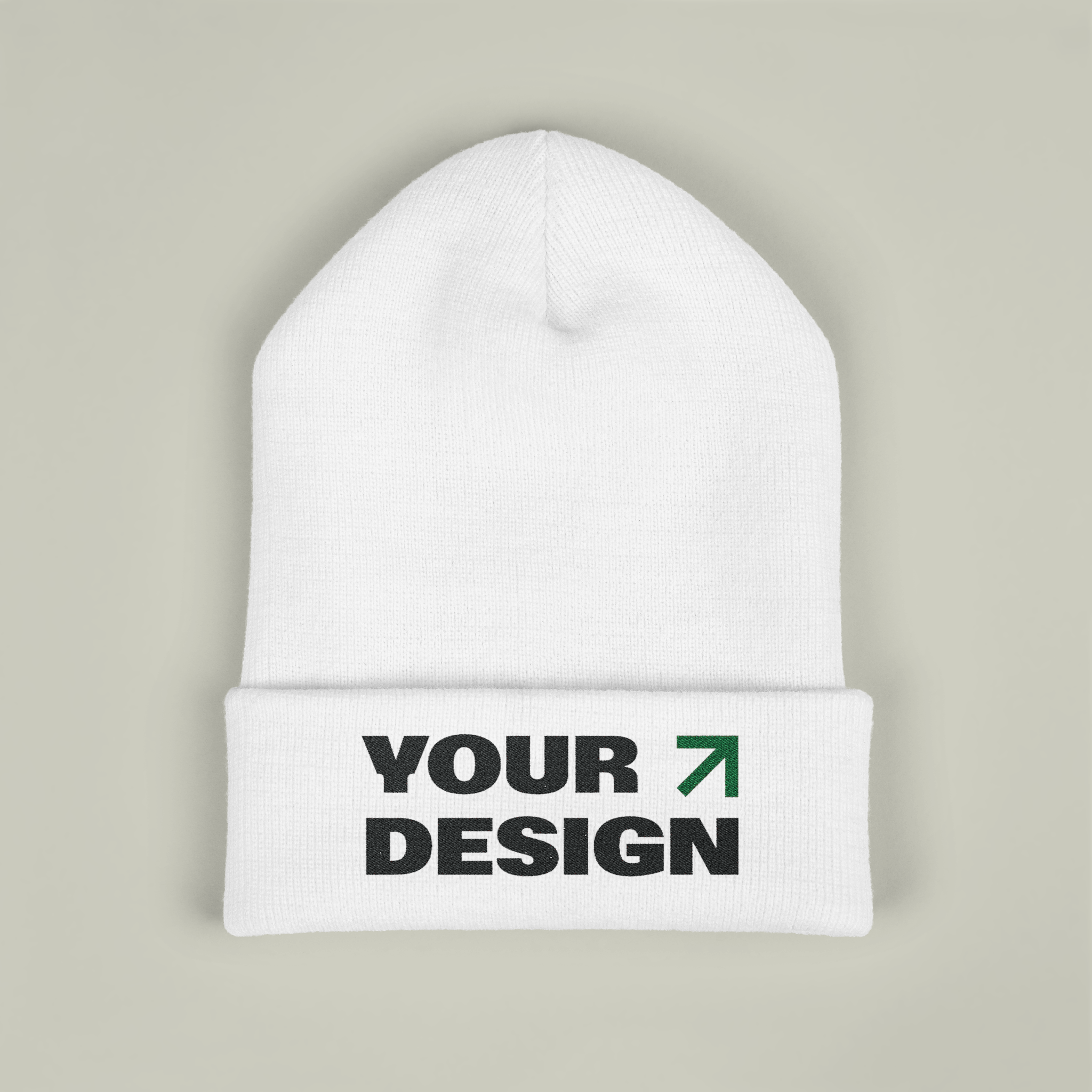 Custom Embroidery Beanie Print On Demand