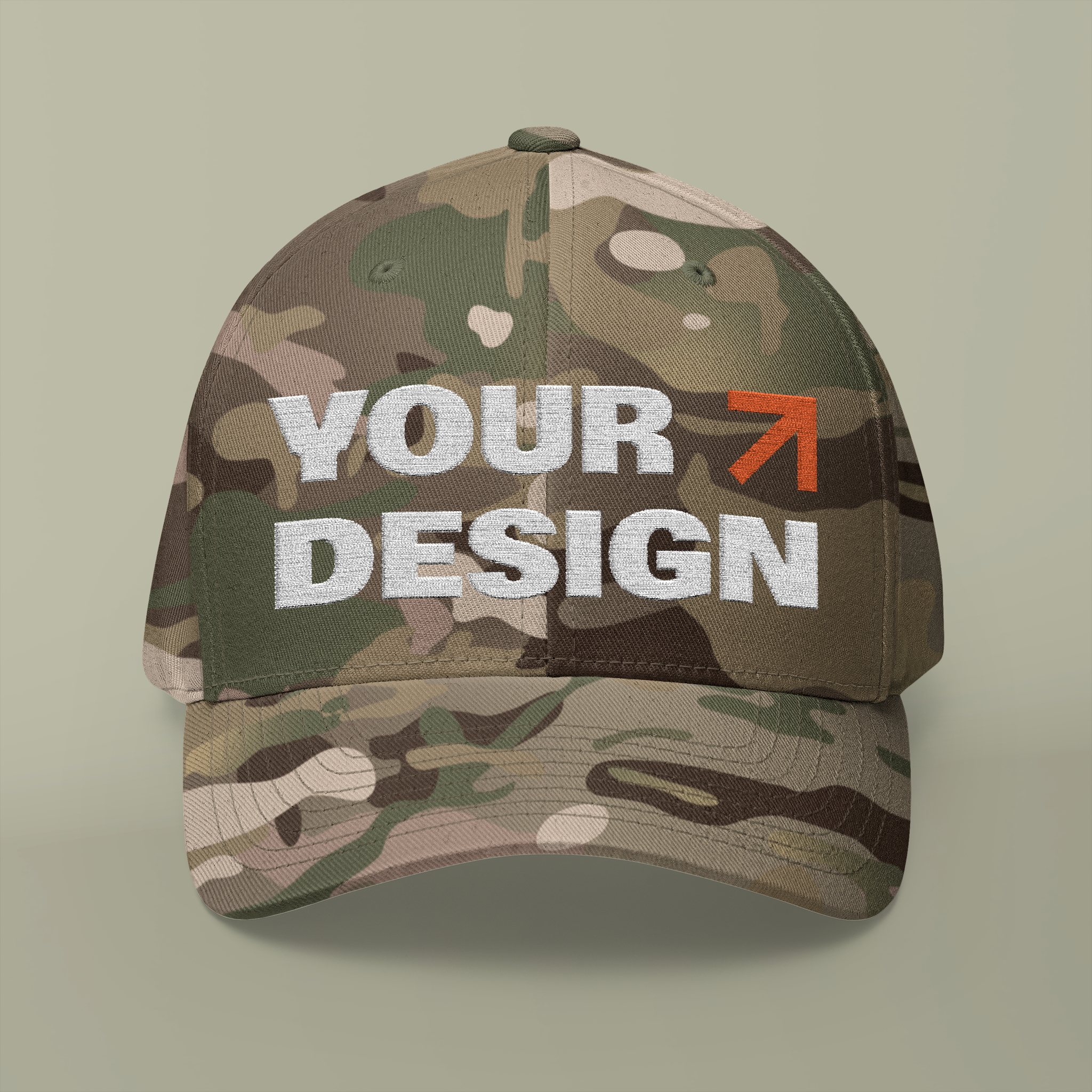 Custom Flexfit Closed-back Caps | POD