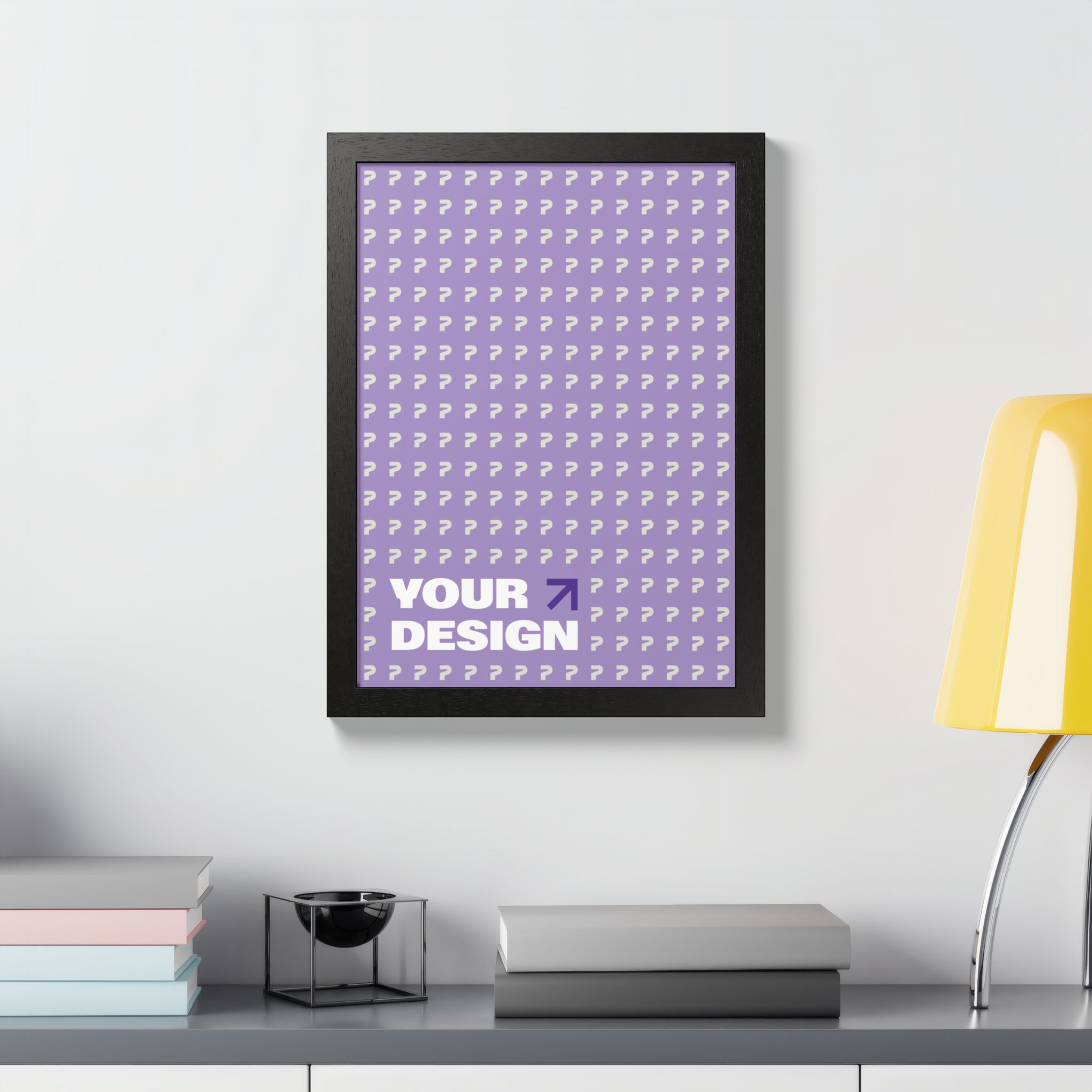 Framed Poster, Multi-Color