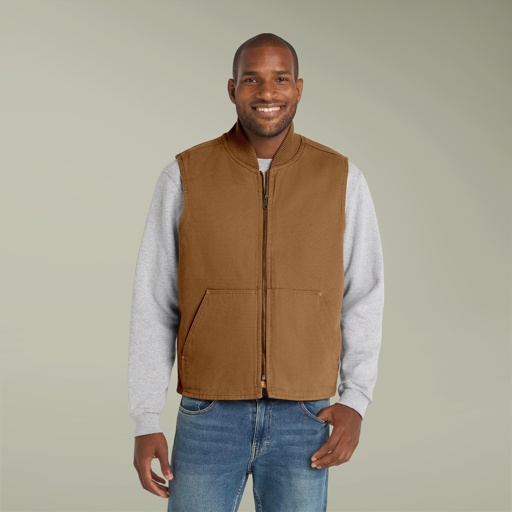CornerStone® Unisex Washed Duck Cloth Vest
