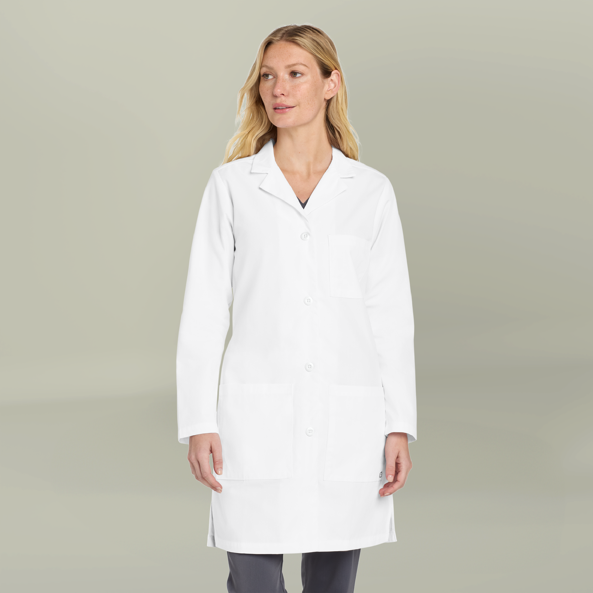 Wink® Women’s Long Lab Coat (Embroidery)