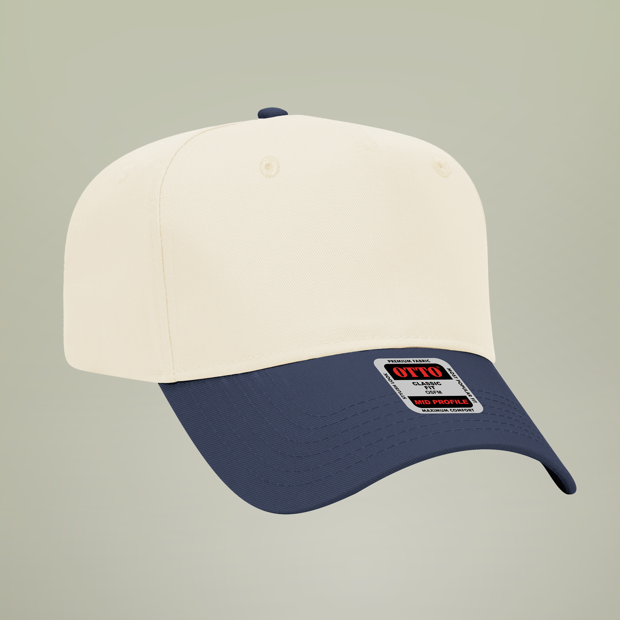 Mid Profile Baseball Cap (Embroidery)
