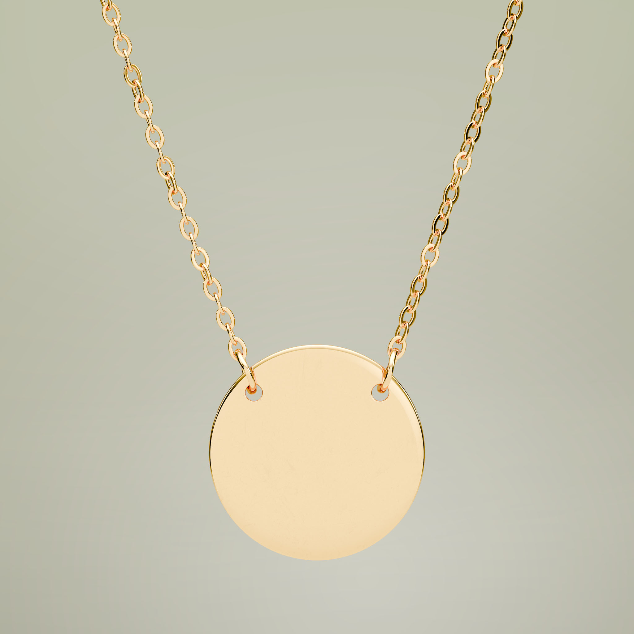 Circle Necklace (Engraving)