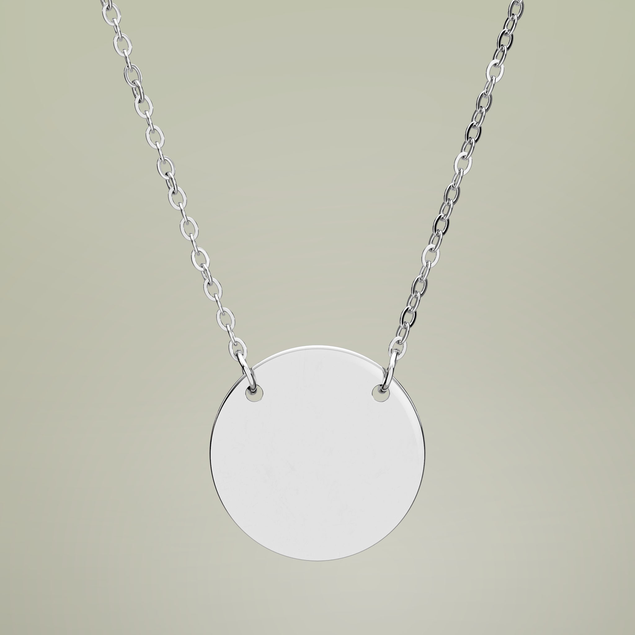 Circle Necklace (Engraving)