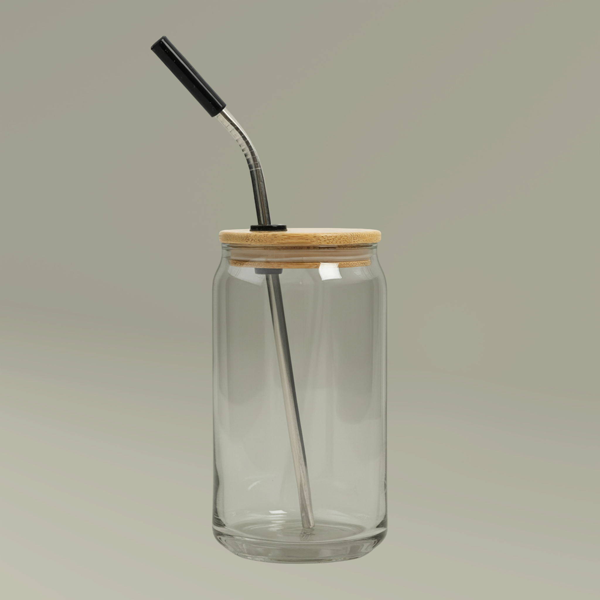 Can Glass with Lid, 16oz (Engraving)