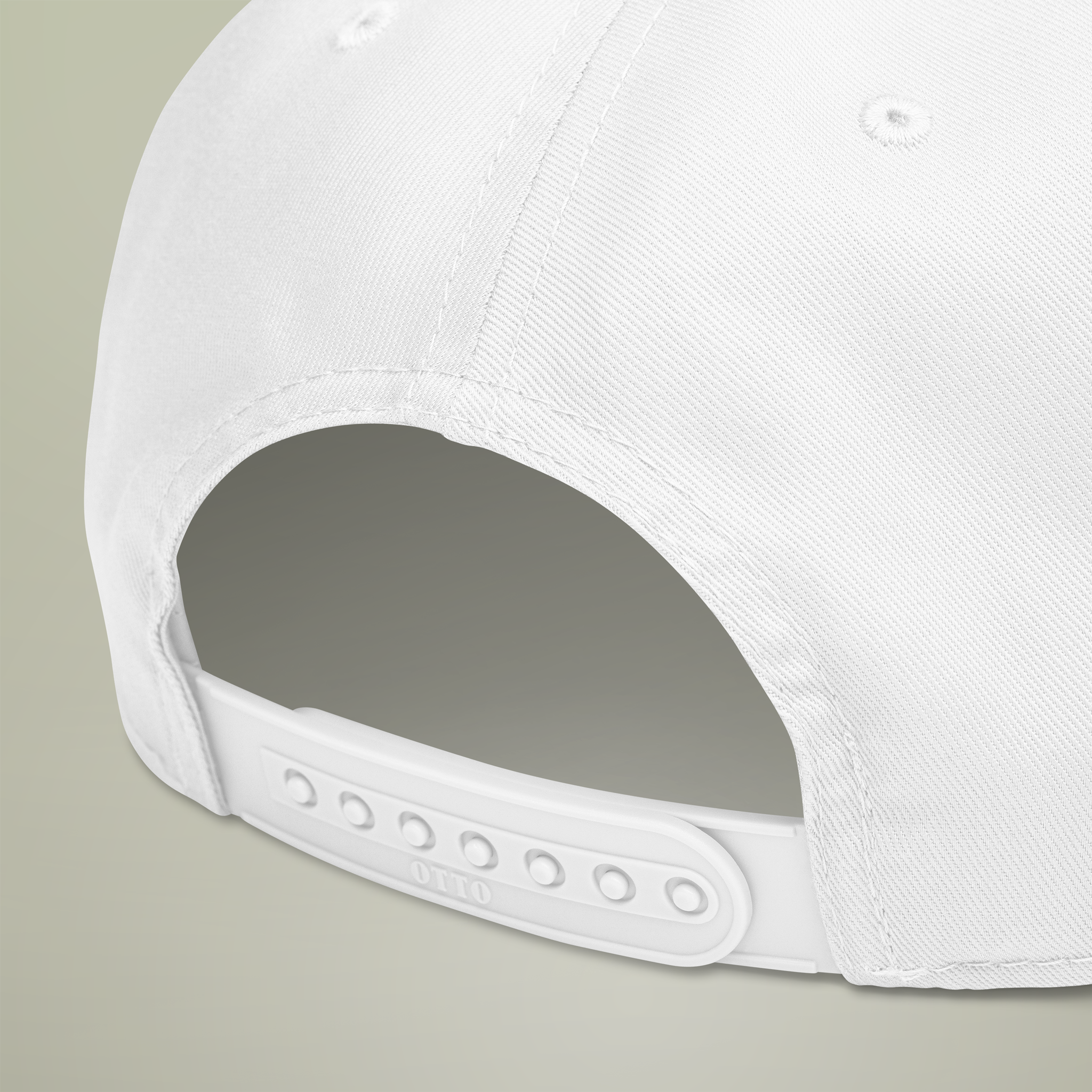 Mid Profile Baseball Cap with Leather Patch (Rectangle)